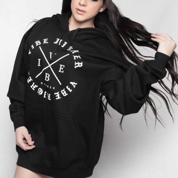 VIBE HIGHER BRAND - Vibe Higher Circle Hoodie